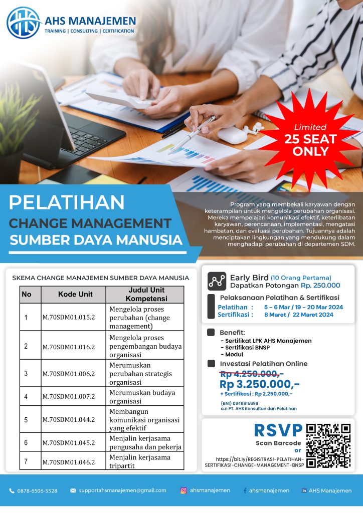 Upcoming Event - LSP MSDM AHS Manajemen